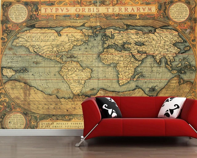 Old World Map Wallpaper