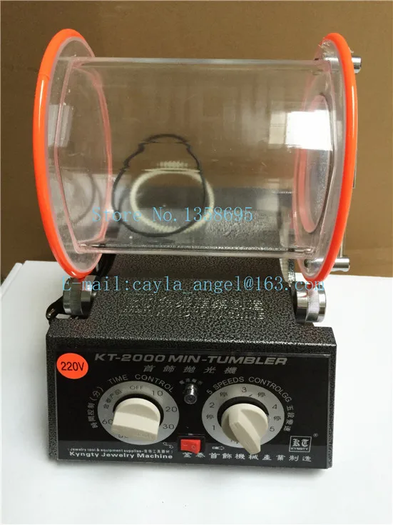 Mini Rotary Tumbler With Capacity 5kg, Drum Rock Jewelry Polishing ...