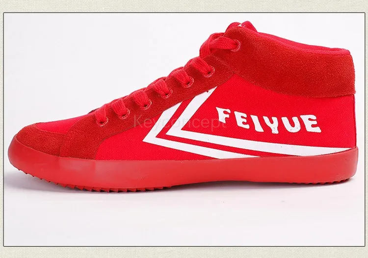 하이 탑 feiyue 신발/keyconcept 클래식 feiyue 신발/레드 스니커즈/남성과 여성 사이즈/부드럽고 편안한 ...