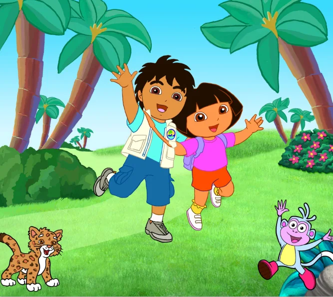 Dora And Diego Wallpaper