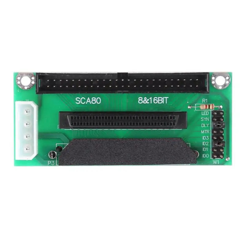 ALLOYSEED SCSI SCA 80 PIN TO 68 50 PIN SCSI адаптер SCA 80 PIN TO SCSI ...