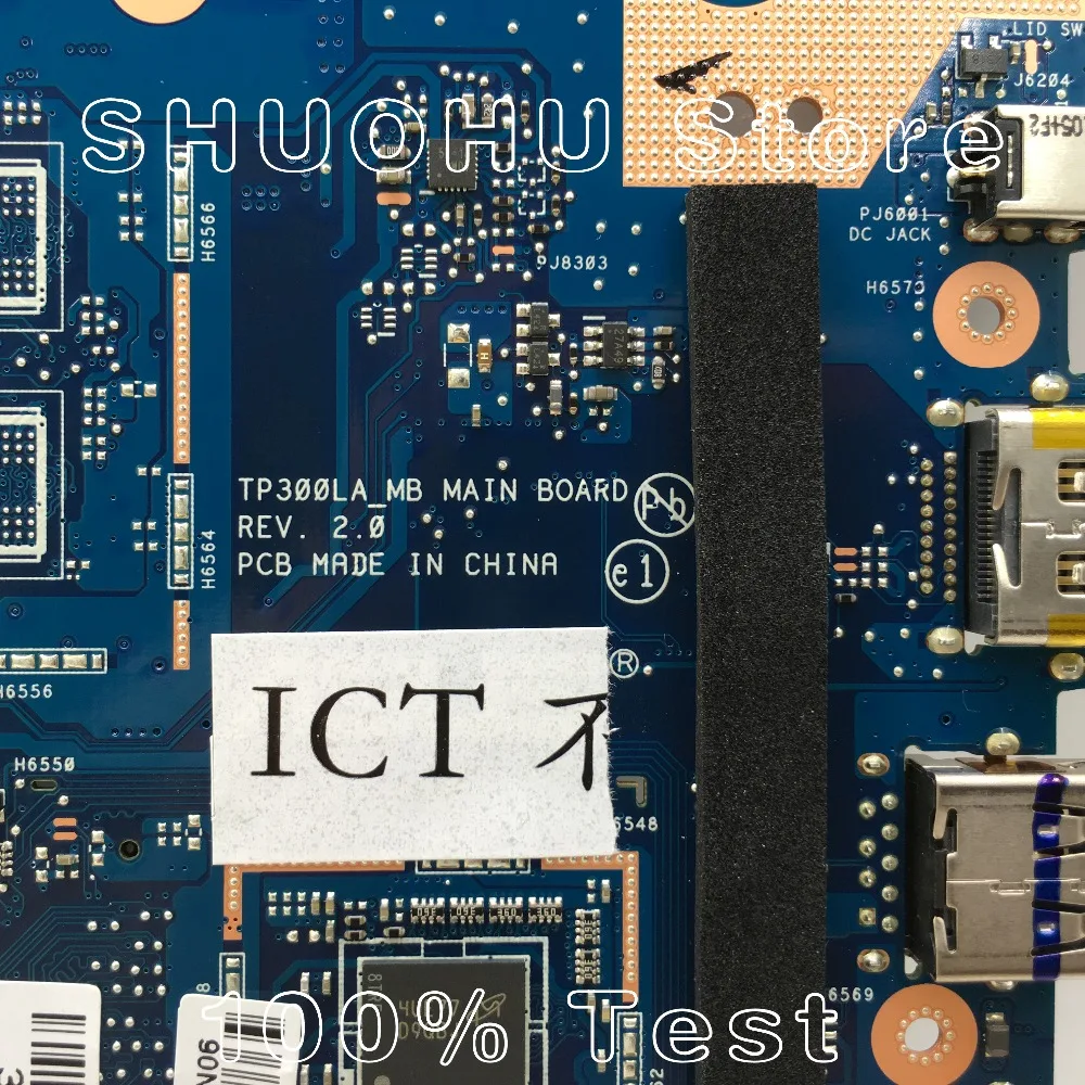 Kefu для ASUS TP300LD TP300LA TP300L процессор I5 память 4G материнская ...