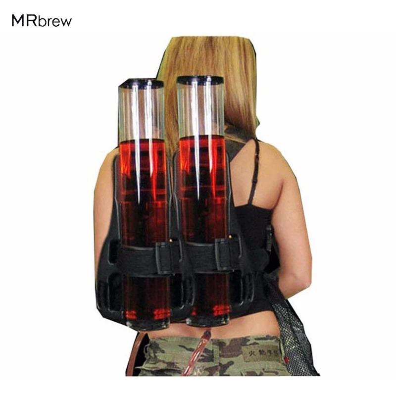 Backpack Drinks Dispenser Water Bottle Double Tube Backpack Water ...