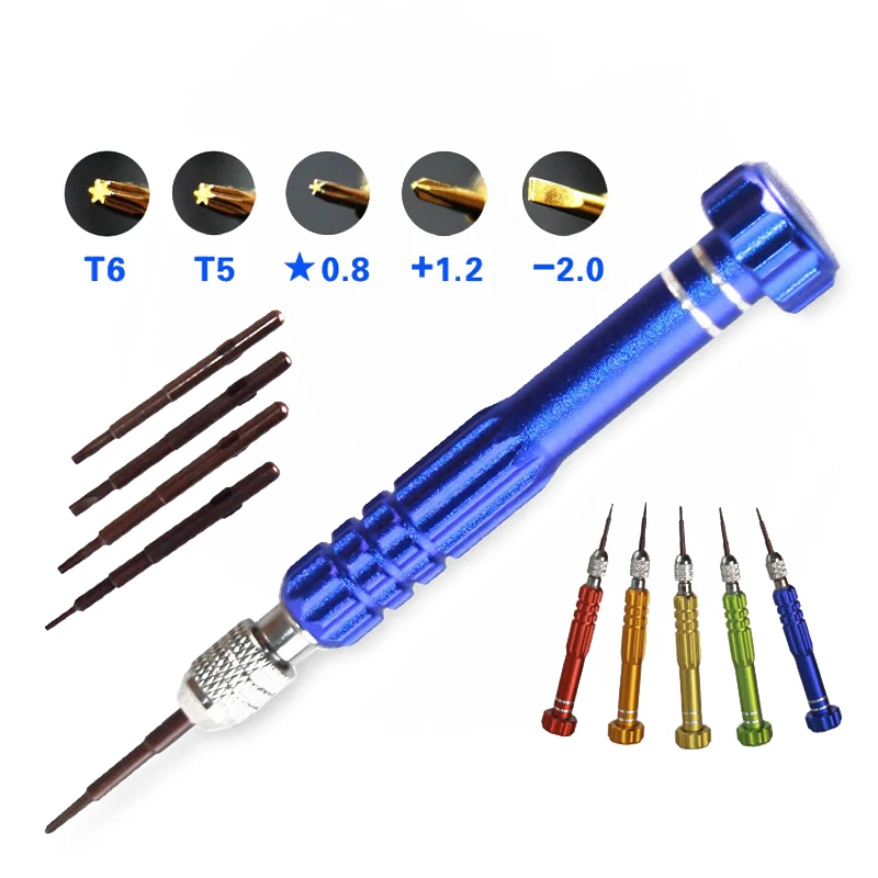 2pcs 5 in 1 Screwdriver Set Phone Repair Screwdriver Kits Phone Opening ...