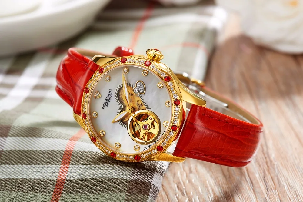 Rolendo 2018 Top Brand Luxury Hot Sale Skeleton Automatic Ladies Watch ...