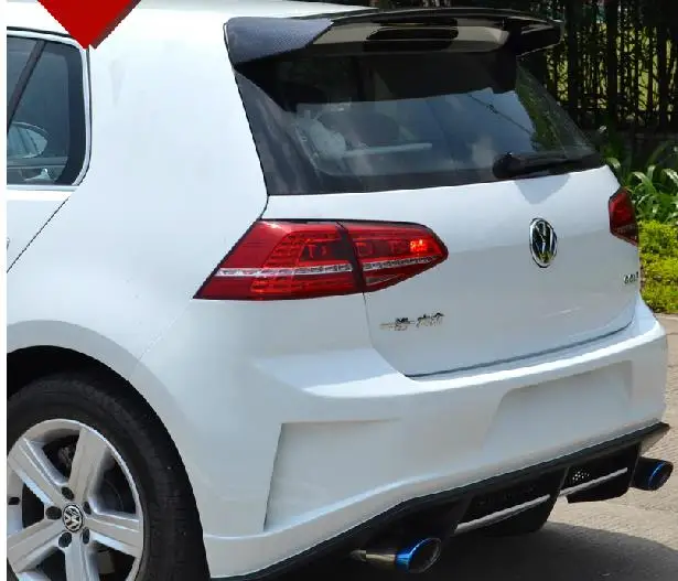 Carbon fiber sports Car Rear Roof Spoiler Wing For Volkswagen Vw GOLF 7 ...