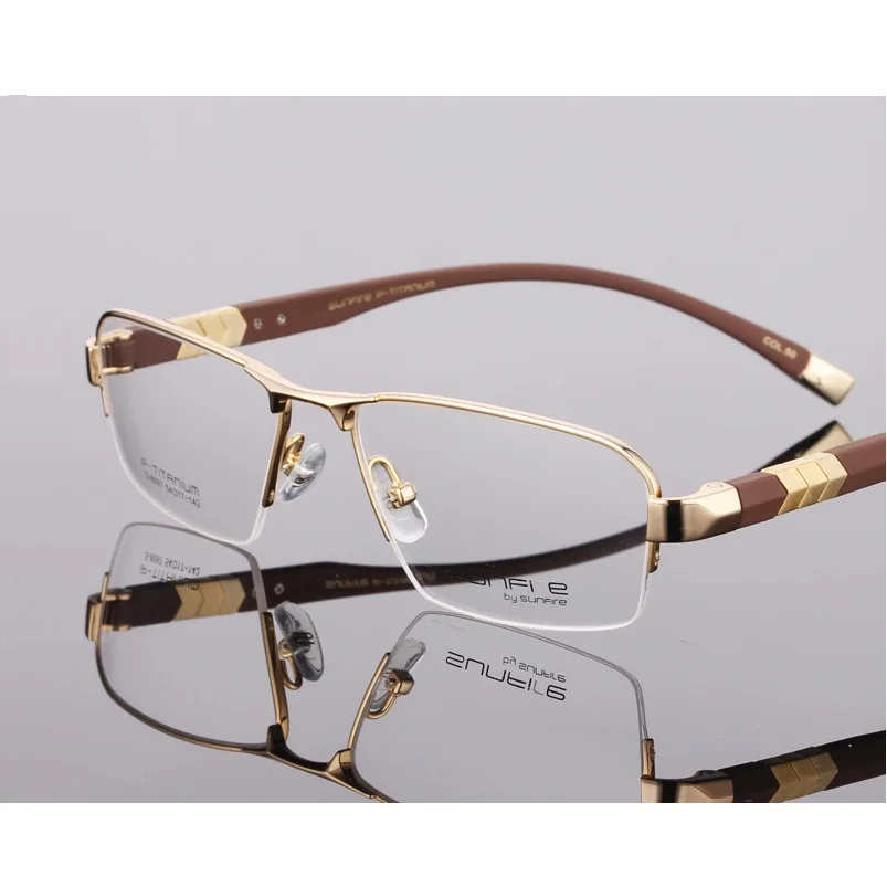 Aliexpress Buy Vazrobe High End Pure Titanium Eyeglasses Frame 