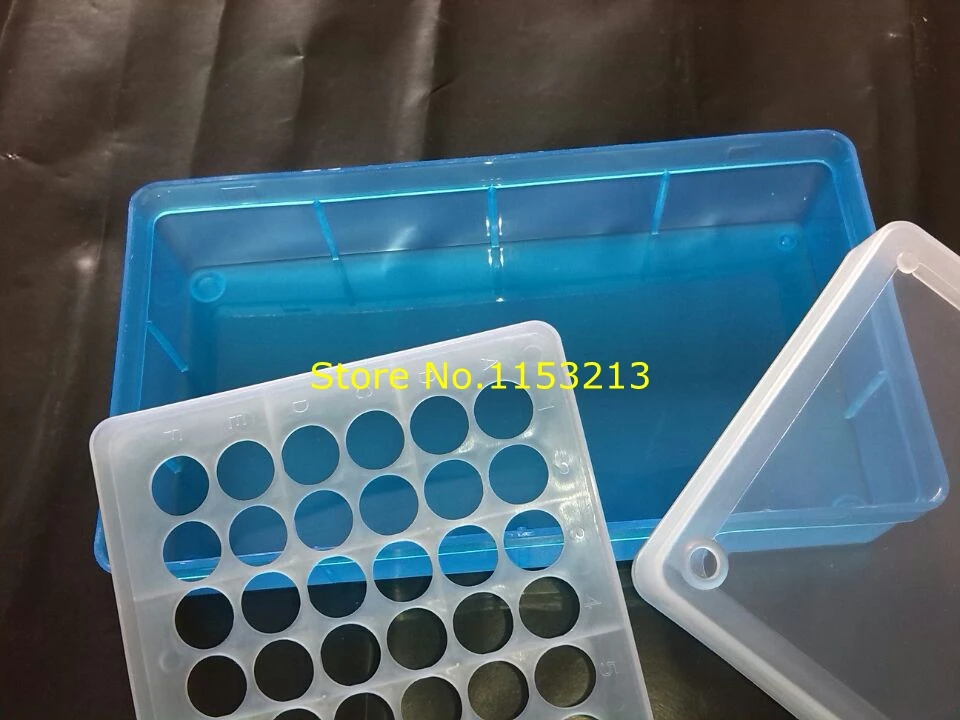 Plastic PCR Tube Box 1.5ml With 72 Holes, Laboratory Centrifuge Tube ...