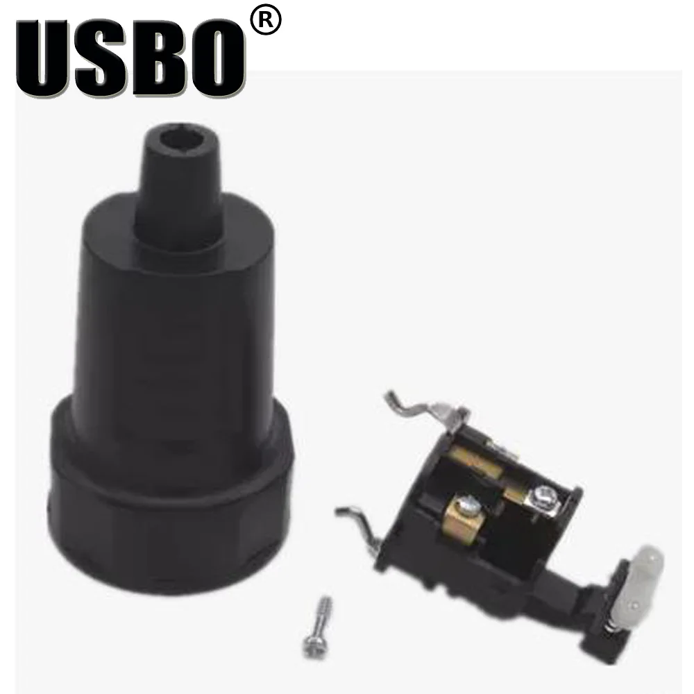 Black 16A 250V PVC shell wiring assembly outlet connet European ...