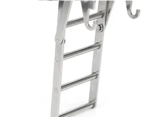 RC Folding Metal Stair Ladder for 1/14 Scale RC Toys Tamiya Tractor ...