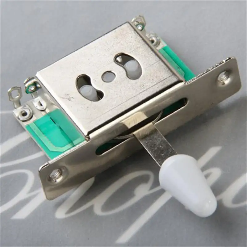 5 Way Blade Selector Switch White Knob For Strat Electric Guitar ...