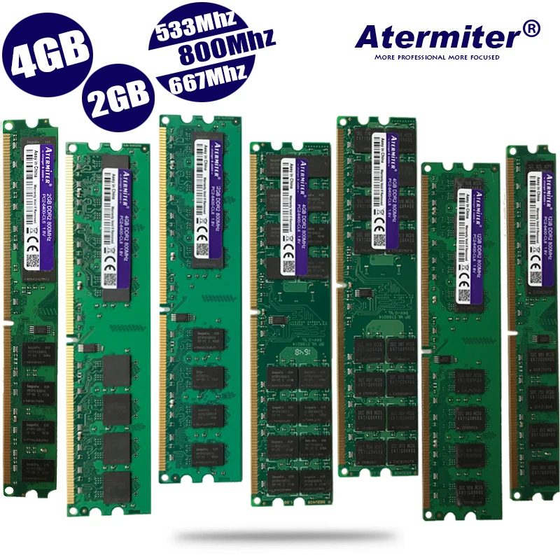 새로운 2GB 4GB 2G 4G DDR2 PC2 6400 pc2 5300 4200 800MHz 667MHz 데스크탑 PC ...