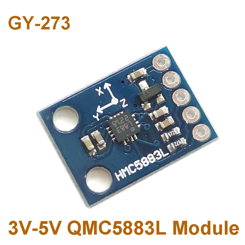 5pcs/lot GY 273 3V 5V QMC5883L Module Triple Axis Compass Magnetometer ...