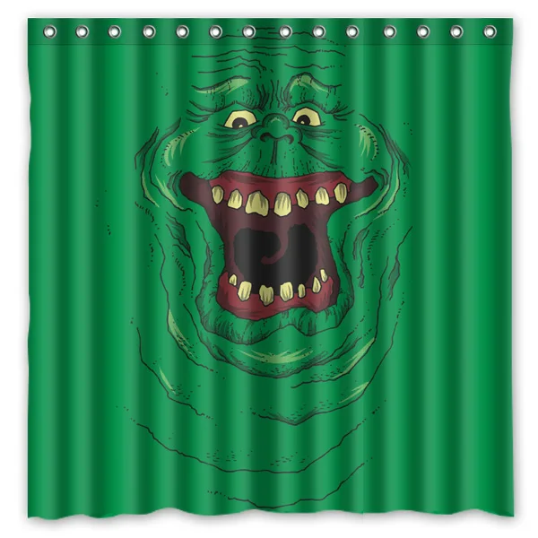 2016 Ghostbusters Slimer Waterproof Polyester Shower Curtain ...
