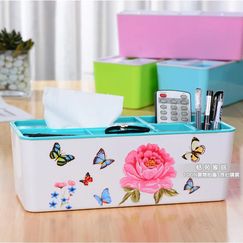 Cute-Multifunctional-Tissue-Box-ABS-Plastic-Remote-Control-Tissue ...