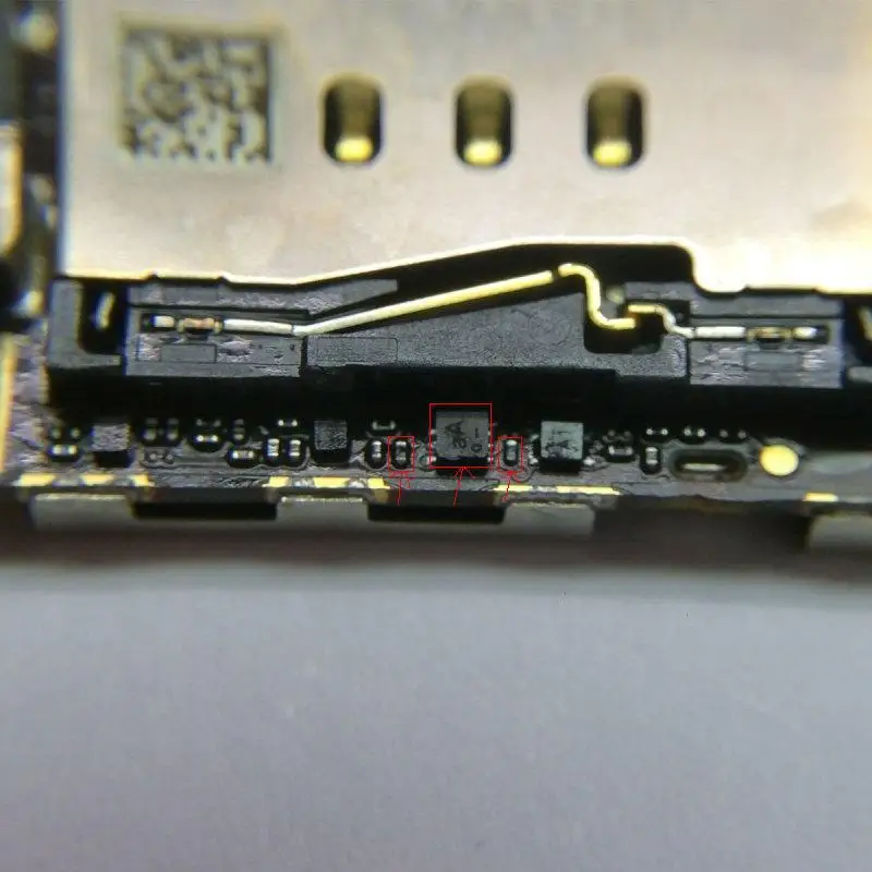 10sets-lot-No-power-no-home-button-fix-parts-U3-ic-R20-R22-resistor-For ...