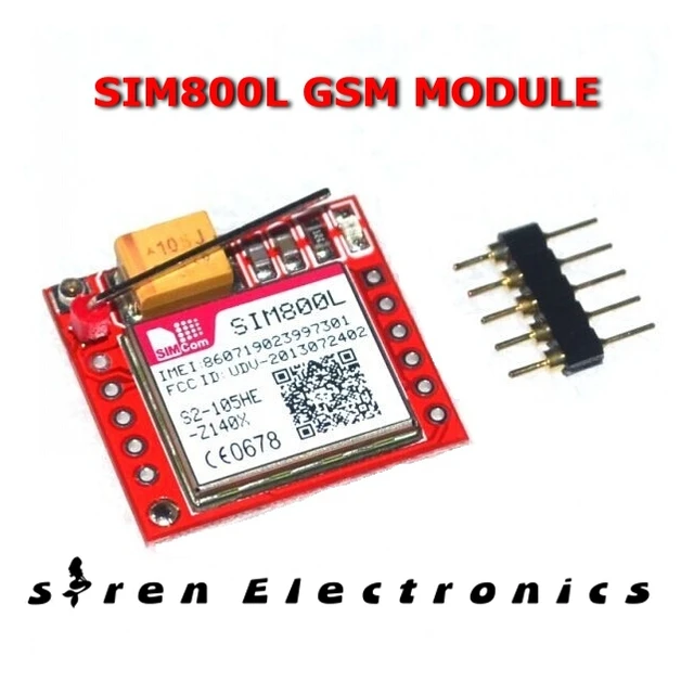 Aliexpress.com : Buy 1 pcs x SIM 800L GPRS GSM Module MicroSIM Card ...