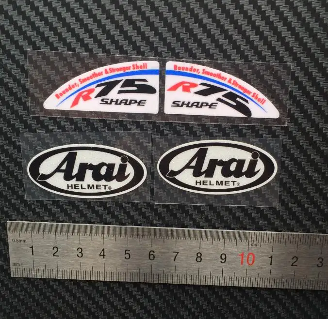 R75-shape-4packs-Arai-STICKER-DECAL-ADESIVO-MOTO-GP-TUNING-MOTORI ...
