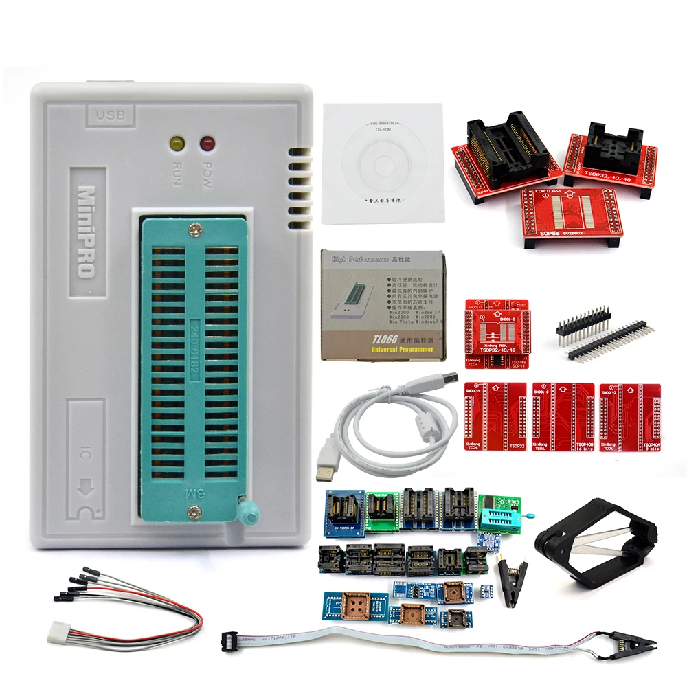 2018 Original TL866II Plus Universal minipro programmer TL866ii plus ...