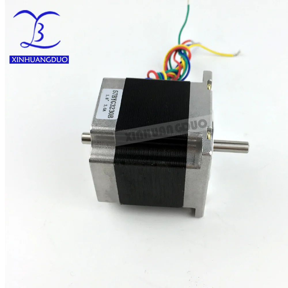 CNC-Stepper-motor-Dual-Shaft-57x56-NEMA-23-stepper-motor-3A-1-26N-m ...