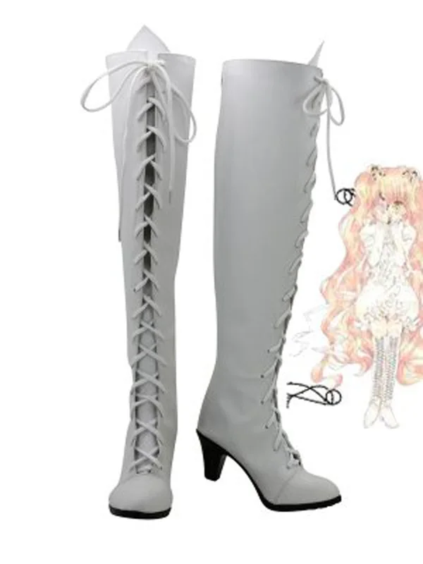 Rozen Maiden Cosplay Kirakisho White Cosplay Boots Shoes Anime Party ...