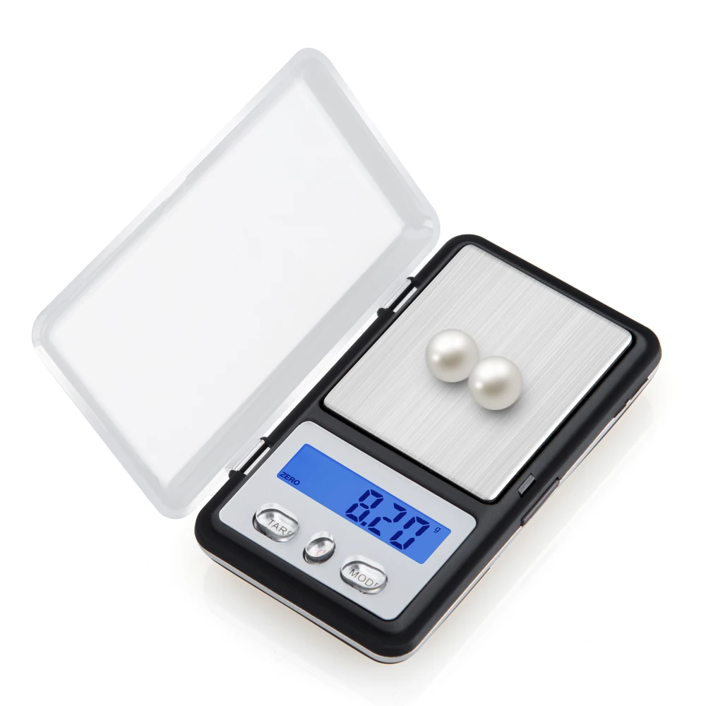 200g/0.01g Mini Pocket Jewelry Scale Gram Portable Digital Weighing ...