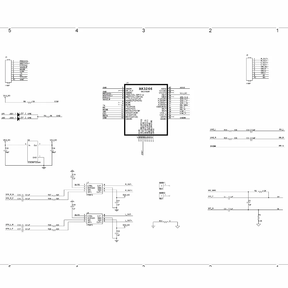 Monday Kids Bluetooth V5.0 Stereo Transmission BK3266 Module AT Renamed ...