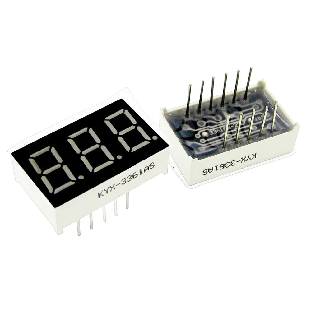 5pcs 3 bit 3bit Digital Tube Common Anode Positive Digital Tube 0.36 5pcs 3 bit 3bit Digital Tube Common Anode Positive Digital Tube 0.36