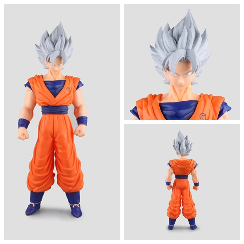 40cm Dragonball Z Super Saiyan Ultra Instinct Son Goku Gokou Figure Toy ...