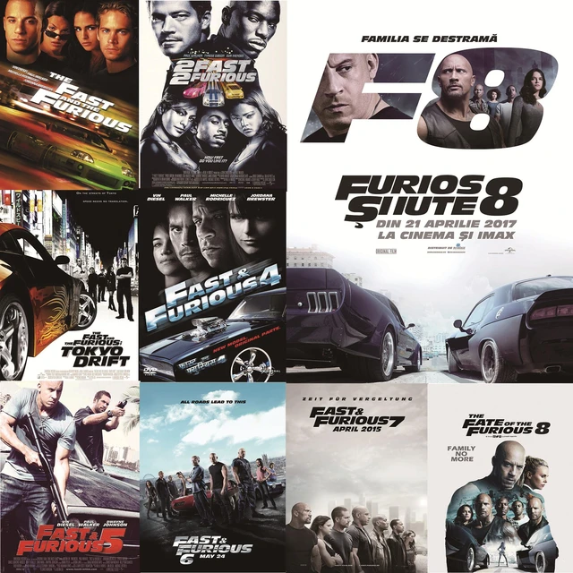 Fast And Furious Movie Posters