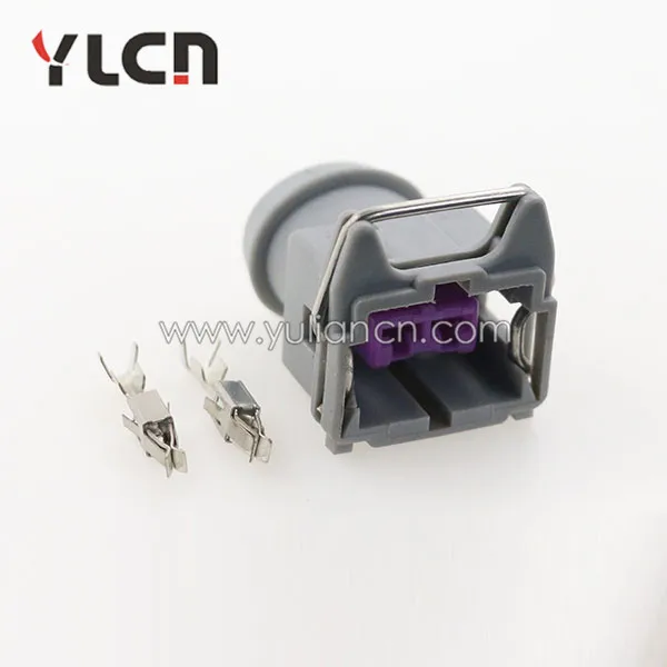 Delphi-conector-de-Sensor-hembra-gris-2-pines-sellado-conector-autom ...