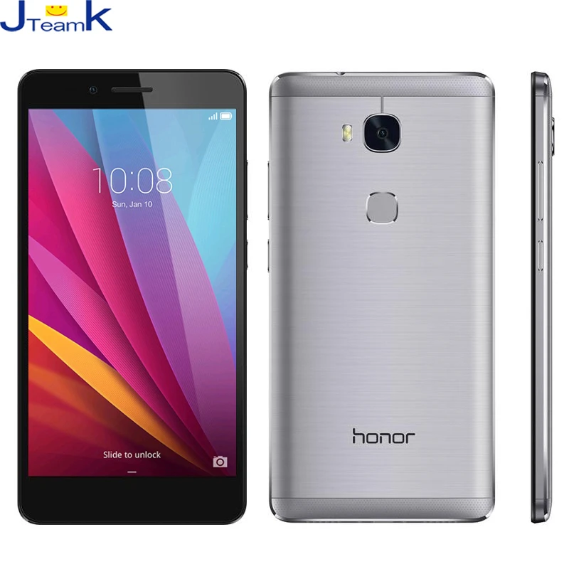 Original Huawei Honor 5X Mobile Phone Fingerprint Dual SIM 4G FDD LTE ...