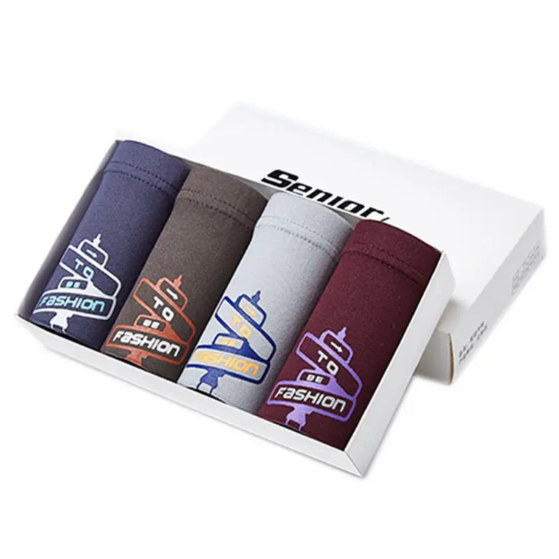 4pcs/lot New Multicolor Dragon Panties Male Underwear Boxer Cueca Sexy ...