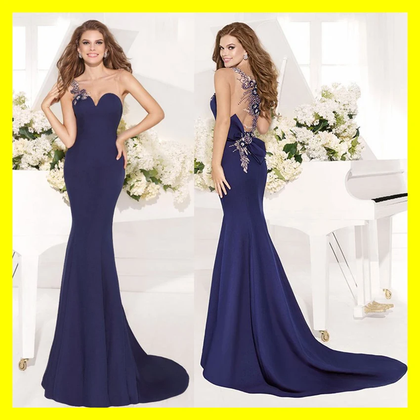 Evening Dresses For Teenagers Trumpet /Mermaid Floor Length Built In ...