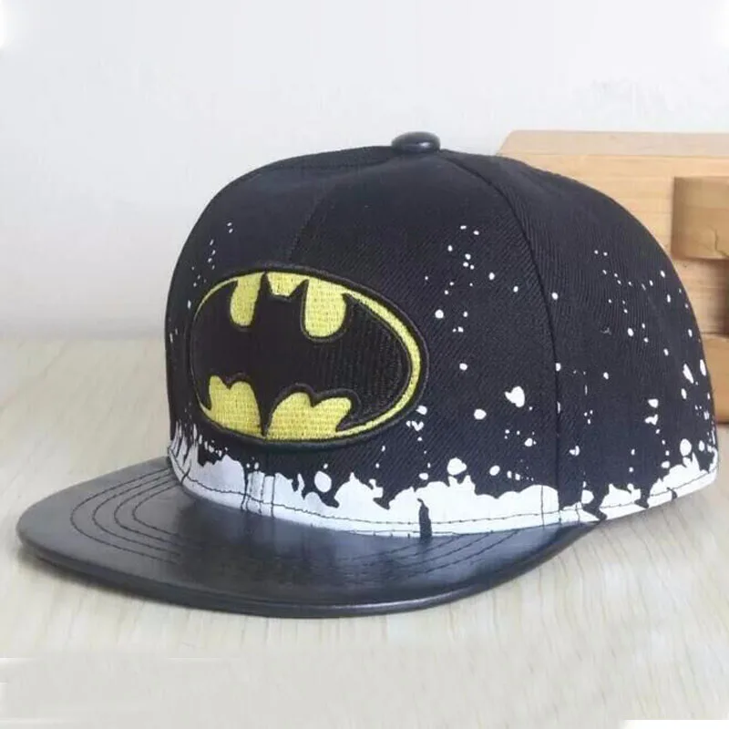 2015 Fashion Kids Batman Snapback Hip hop Caps For Children Sport hat ...