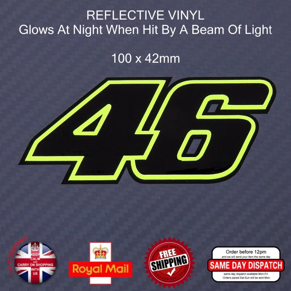 Stickers Stickers, Labels & Tags Valentino Rossi Helmet Sticker Paper ...