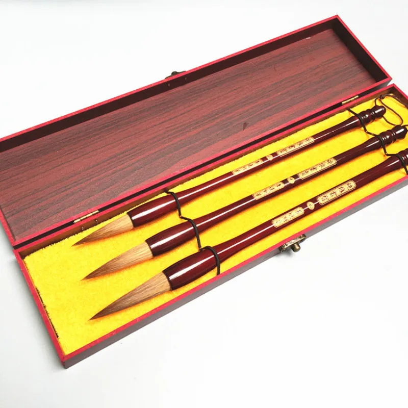 Complete Set Chinese Traditional Calligraphy Pen Large Middle Small ...