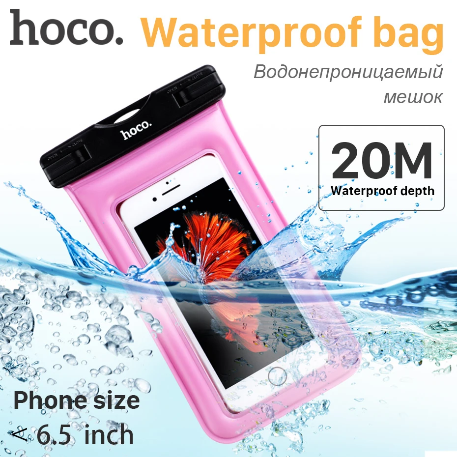 HOCO w Saco de Ar Saco Telefones celulares À Prova D' Água Universal ...