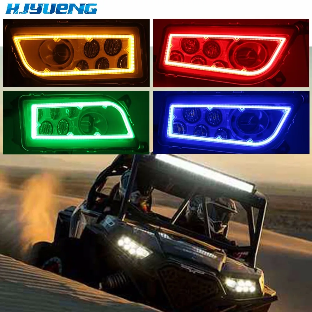 For Polaris RZR 900 / 1000 S XP Turbo ATV UTV LED Headlights L/R With ...