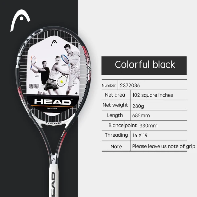 Beginner Head Tennis Racket Professional Tennis Racquet Carbon Tenis ...