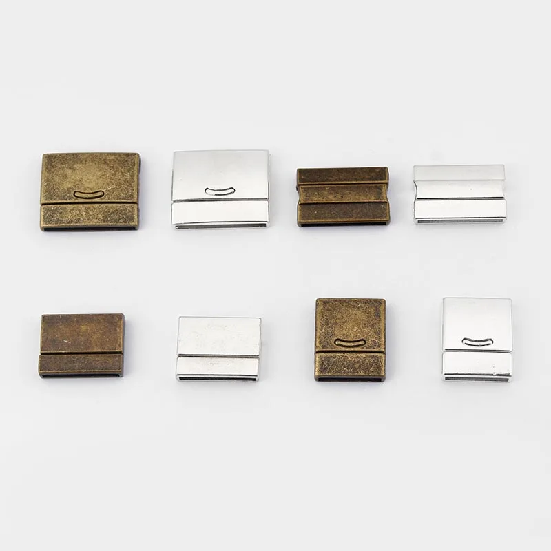2sets Large Hole Flat Magnetic Clasp For 5mm 10mm 15mm 20mm 30mm Flat ...
