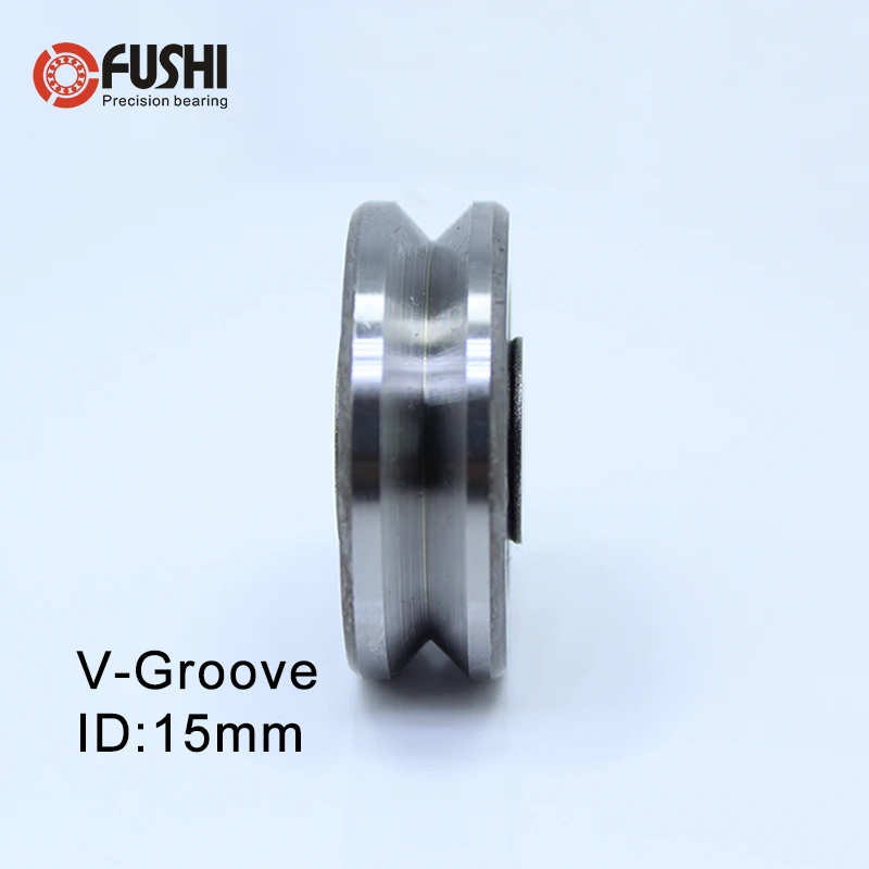 V-Groove-Sealed-Ball-Bearing-2PCS-15-40-16-15-45-11-mm-Pulley-Wheel ...