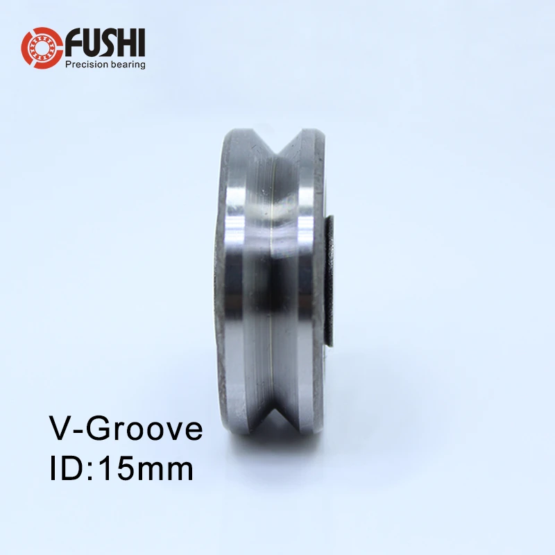 V Groove Sealed Ball Bearing ( 2PCS ) 15*40*16 15*45*11 mm Pulley Wheel ...