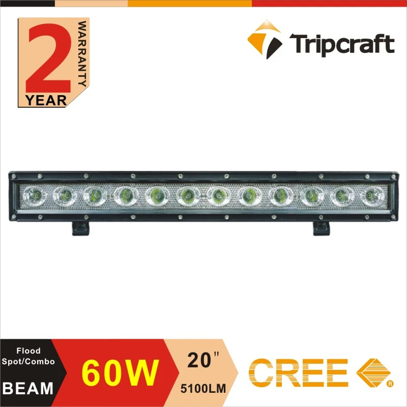 Tripcraft FREE SHIPPING! Offroad ramp lamp, 60w 1 row led ligth bar ...