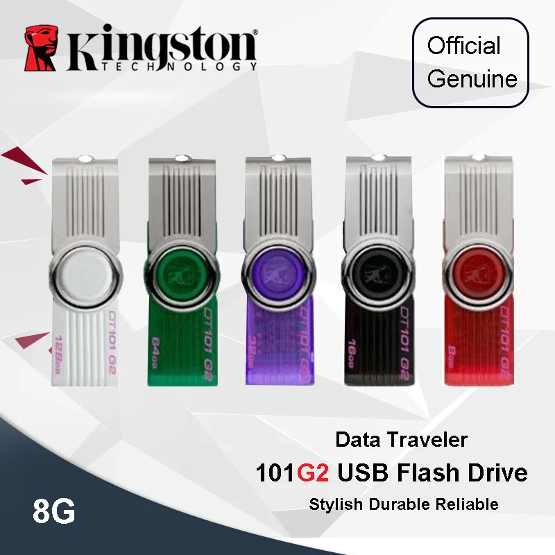 Original Kingston USB Flash Drive 8GB DT101G2 PenDrives USB 2.0 Pen ...