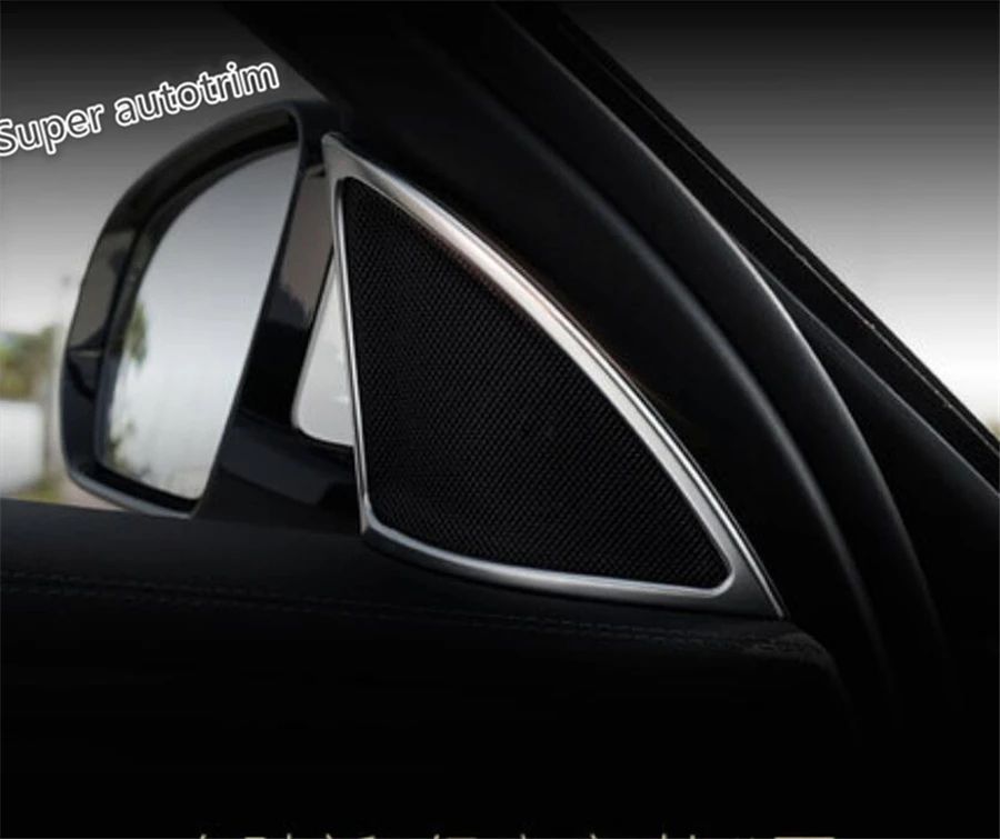 Lapetus Pillar 스테레오 스피커 오디오 사운드 삼각형 프레임 커버 트림 피팅 메르세데스 벤츠 E 클래스 E 클래스 ...