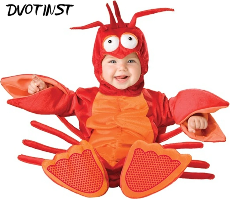 Dvotinst Baby Children Halloween Party Cosplay Animals Crabs Shrimp ...