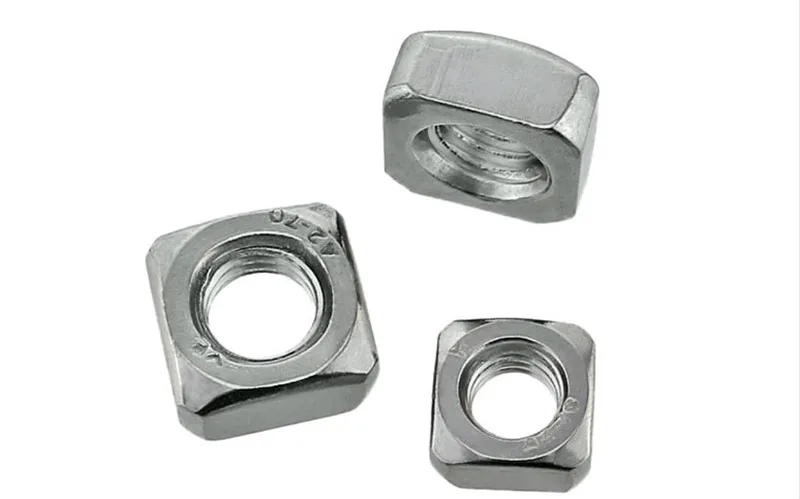 100pcs/lot Metric Thread Din557 M5 304 Stainless Steel A2 Square Nut ...