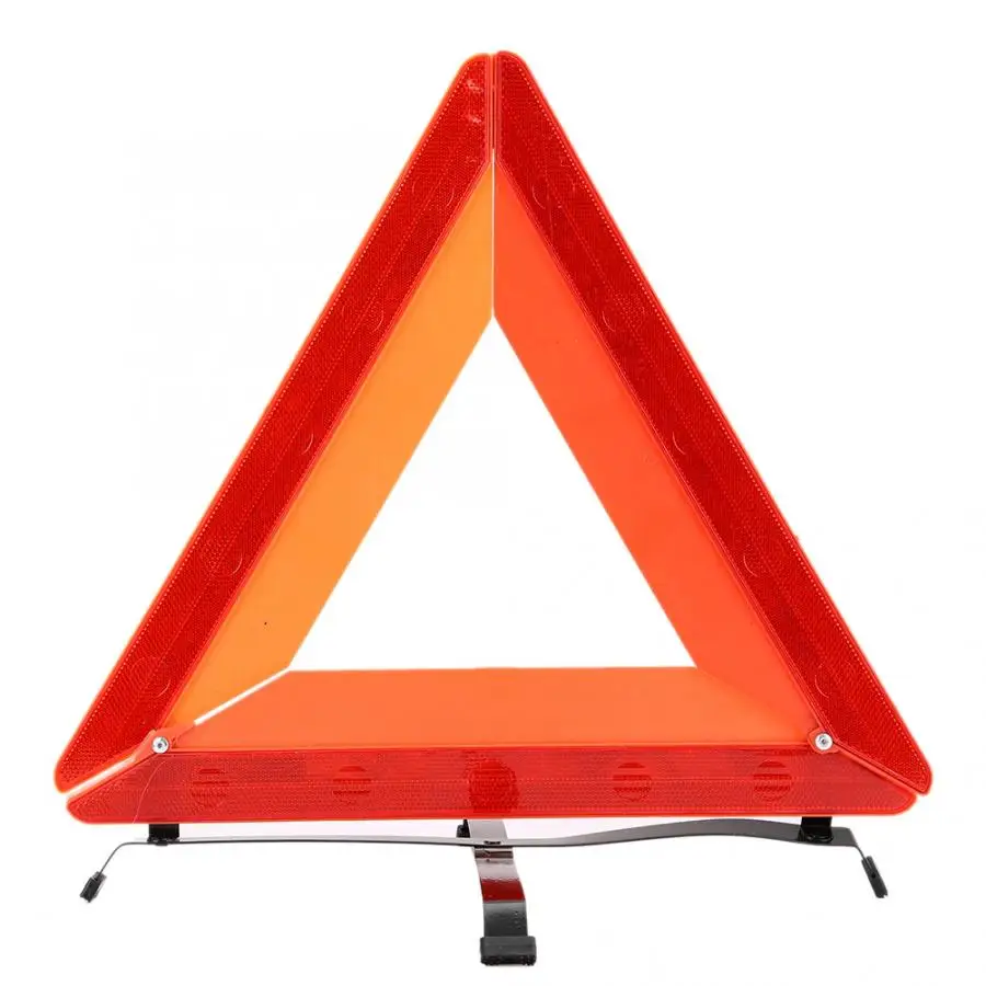 Car Emergency Breakdown Triangle Reflective Warning Sign Folding ...