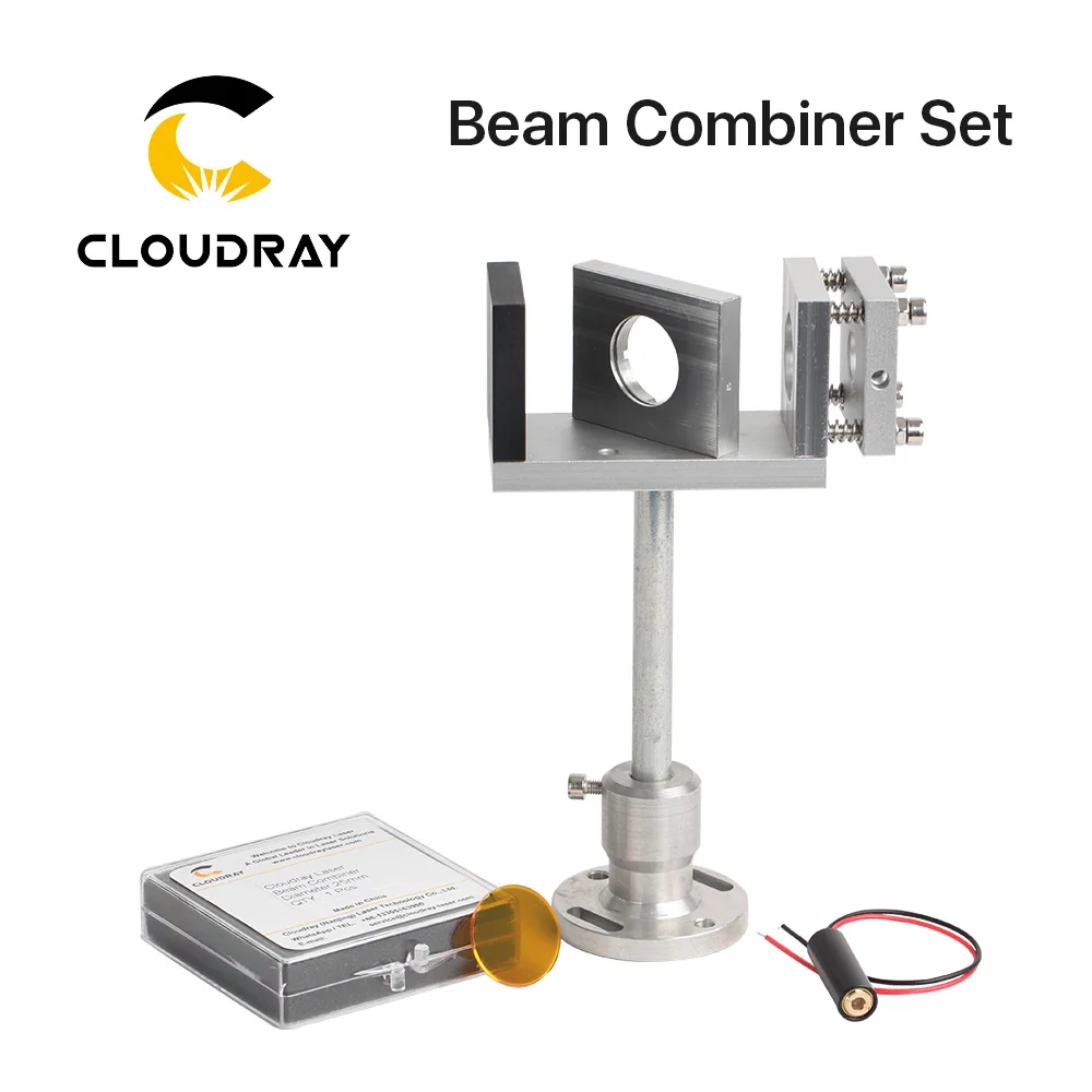 Cloudray Beam Combiner Set 20/25mm ZnSe Laser Beam Combiner + Mount ...